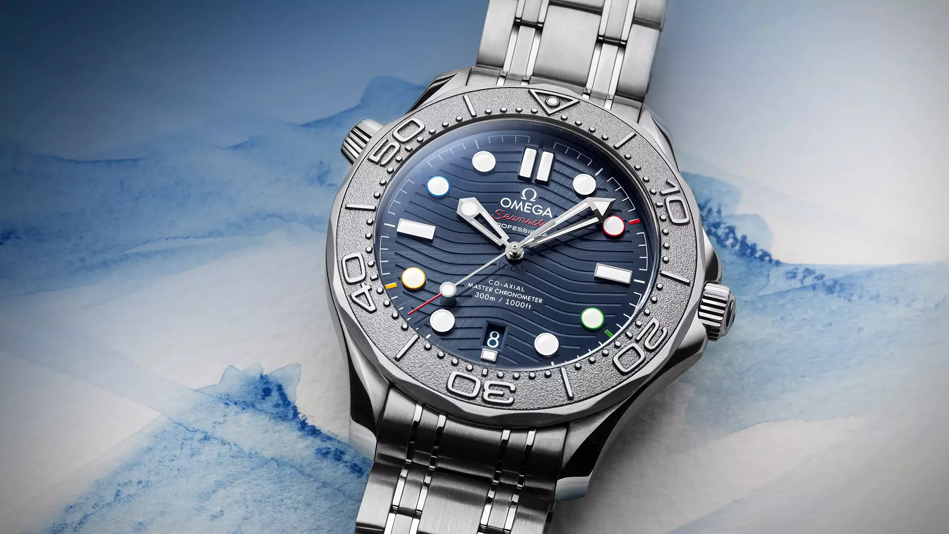 Omega анансавала спецыяльны выпуск Seamaster Diver 300M «Пекін 2022» 7722_1