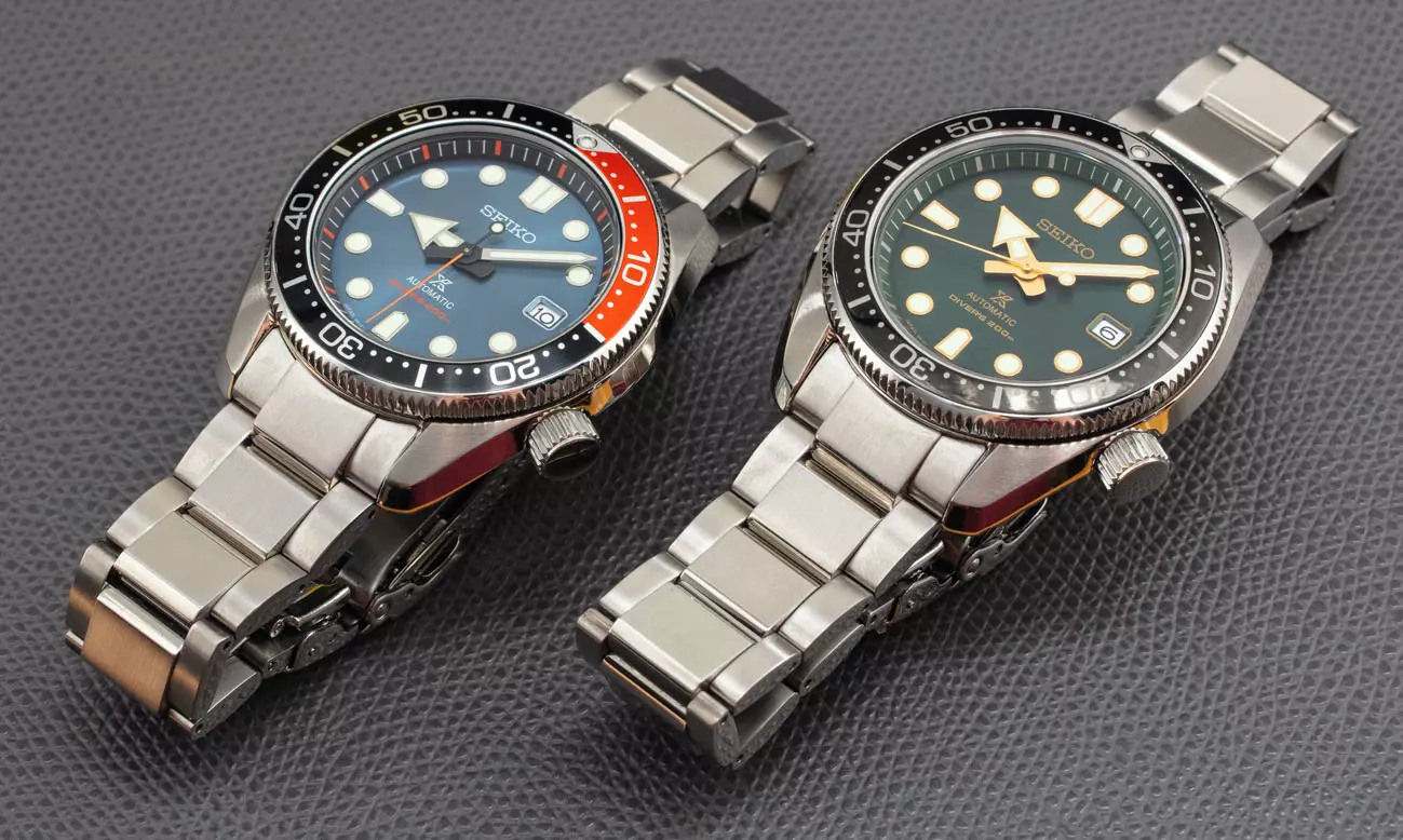 Eskuak: Seiko Prospex SPB097 Twilight Blue '1968 Diver Reimagined' eta SPB105 Erlojuak 7801_2