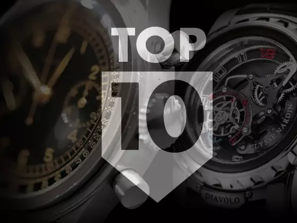 top 10 relógios tecnicamente importantes