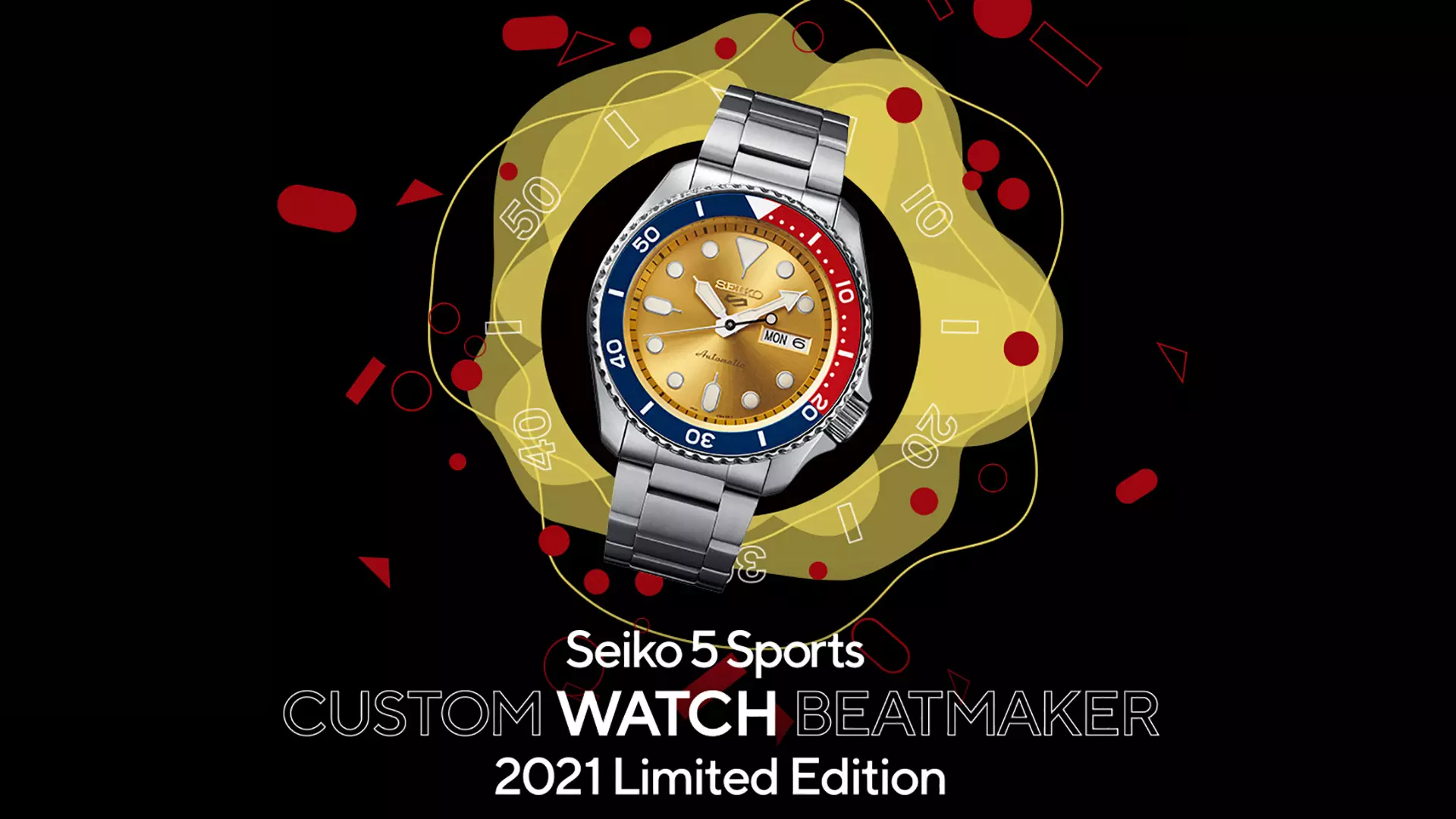 精工推出 5 Sports Custom Watch Beatmaker 2021 限量版 7870_5