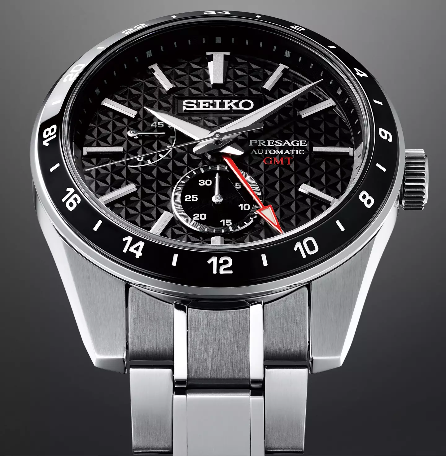 Seiko Presage Sharp-Edged GMT Watches 7879_1
