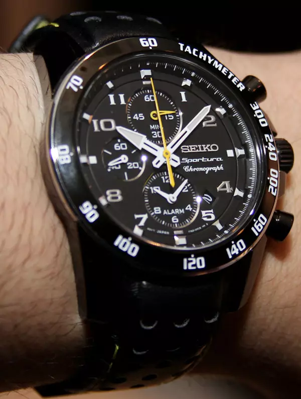 Seiko Sportura Alarm Chronograph Watch Hands-On