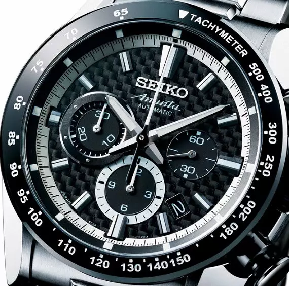 Тытанавыя гадзіны з аўтаматычным хранографам Seiko Ananta 79501_3