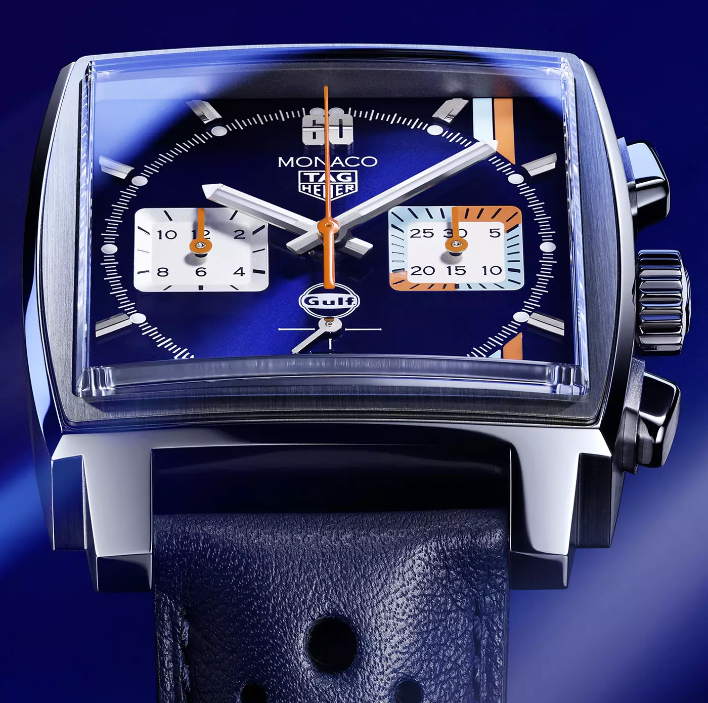 Ukujongwa kokuQala: i-TAG Heuer Monaco Gulf Special Edition ene-Heuer 02 Movement 7961_1