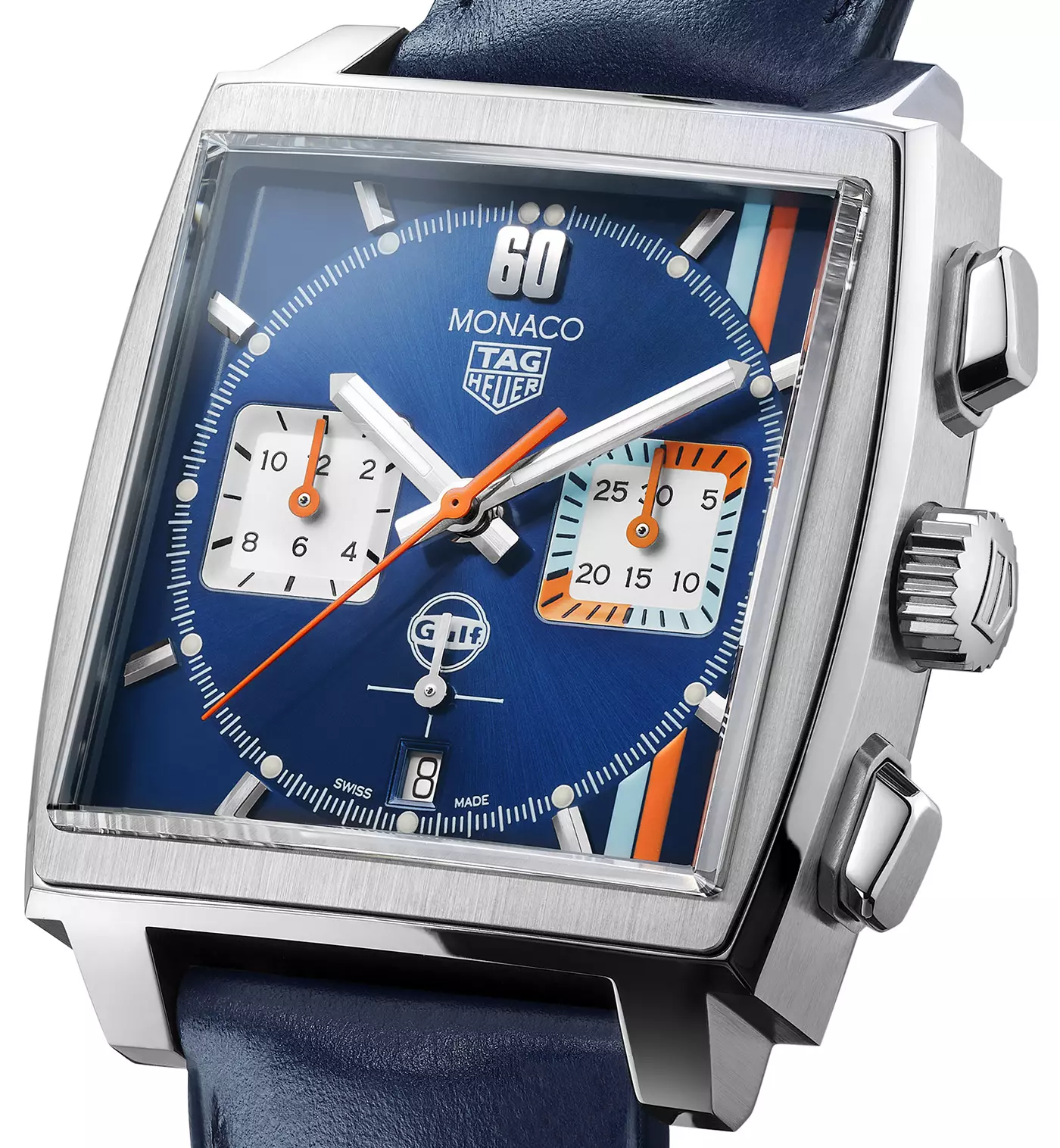 පළමු පෙනුම: TAG Heuer Monaco Gulf විශේෂ සංස්කරණය Heuer 02 Movement සමඟින් 7961_3