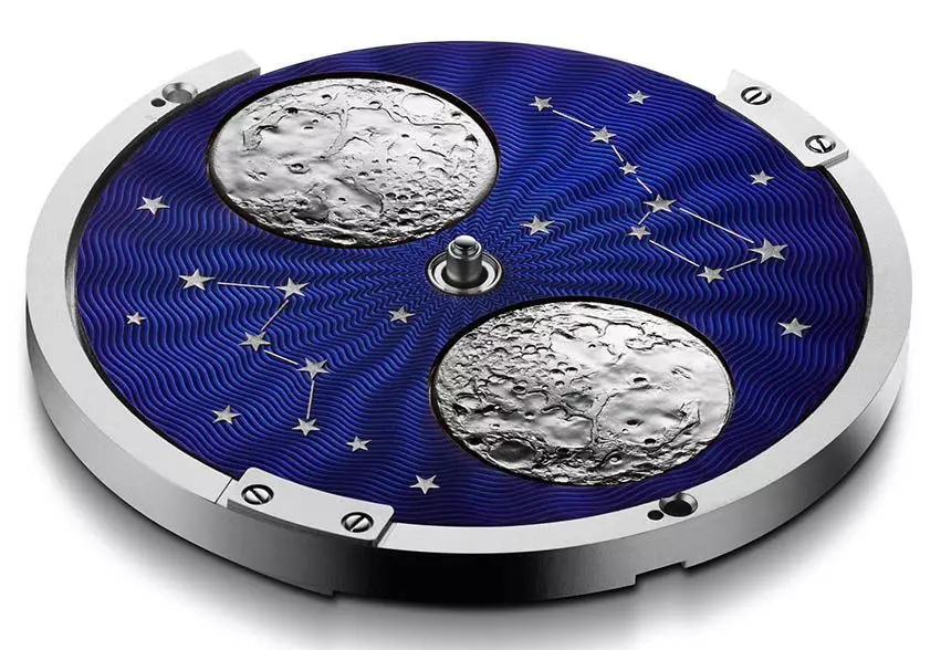 Arnold & Son HM Perpetual Moon з сіняга цыферблата Moon Disc з нержавеючай сталі