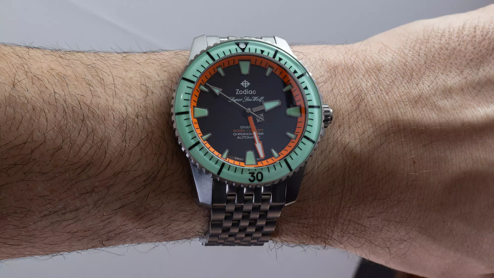 Revisió del rellotge: edició limitada de Zodiac Super Sea Wolf Pro-Diver Titanium