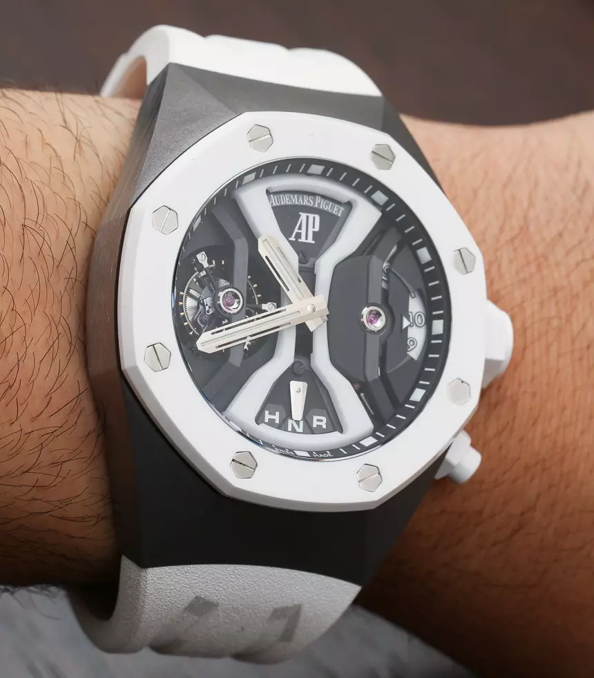 Audemars Piguet Royal Oak Concept GMT Tourbillon Farin yumbu Hannun-Kan | Shafi na 2 na 2