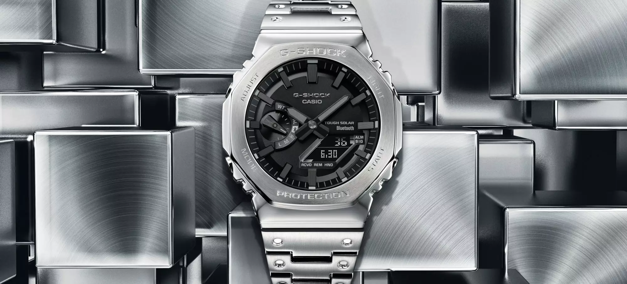 Casio G-Shock dévoile les montres entièrement métalliques GMB2100