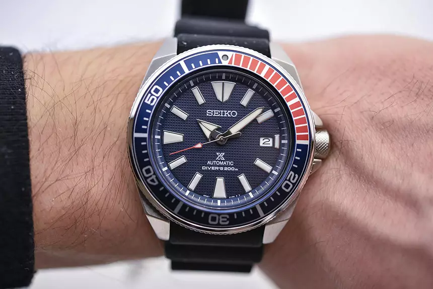 Samurajský potápěč Seiko Prospex