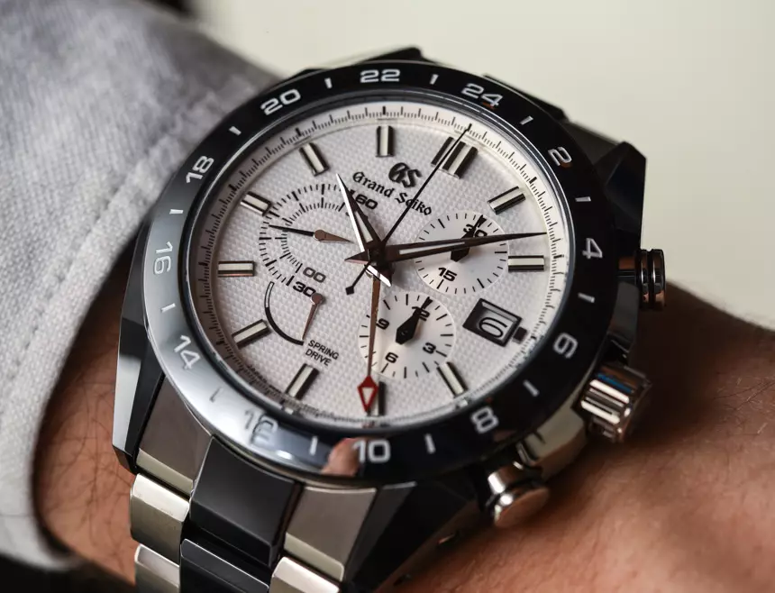 Grand Seiko Black Ceramic Spring Drive Chronograph GMT Watches Hands-On 8616_17