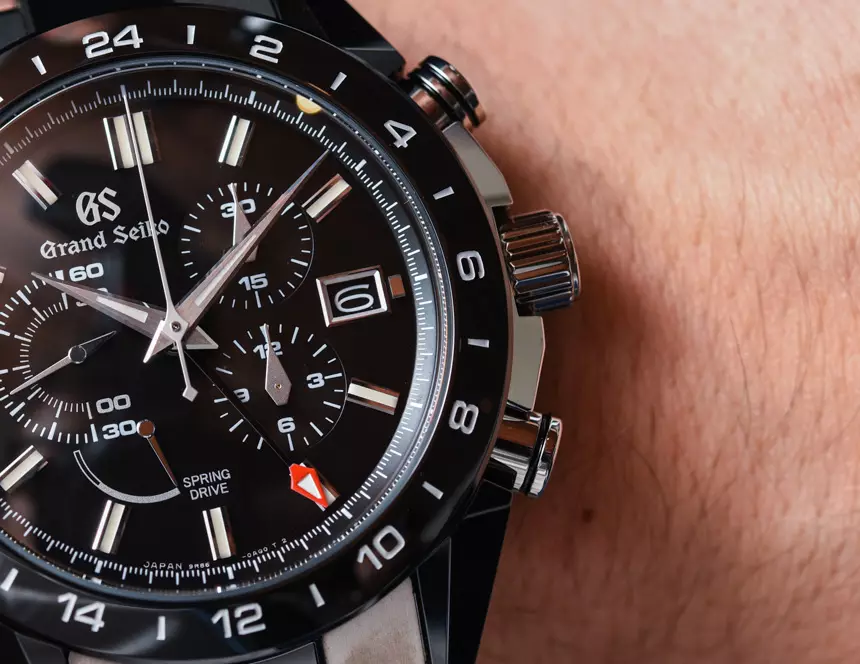 Grand Seiko Black Ceramic Spring Drive Chronograph GMT Watches Hands-On 8616_27