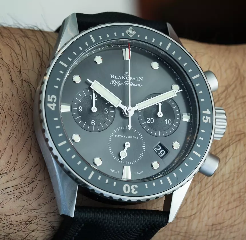 Blancpain Fifty Fathoms Bathyscaphe Flyback Chronograph Watch Hand-On | Síða 2 af 2