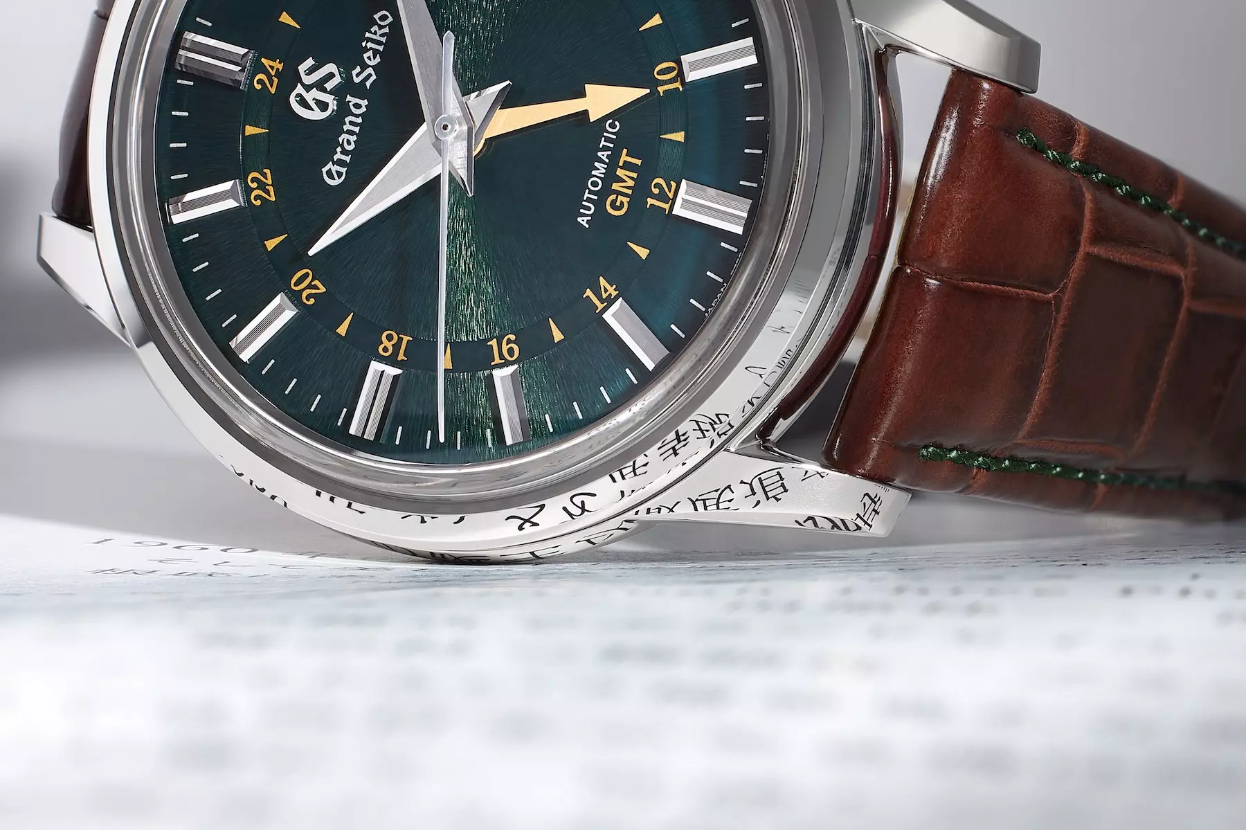 នាឡិកា Grand seiko របស់ប្រទេសស្វីស toge sbgm241 gmt