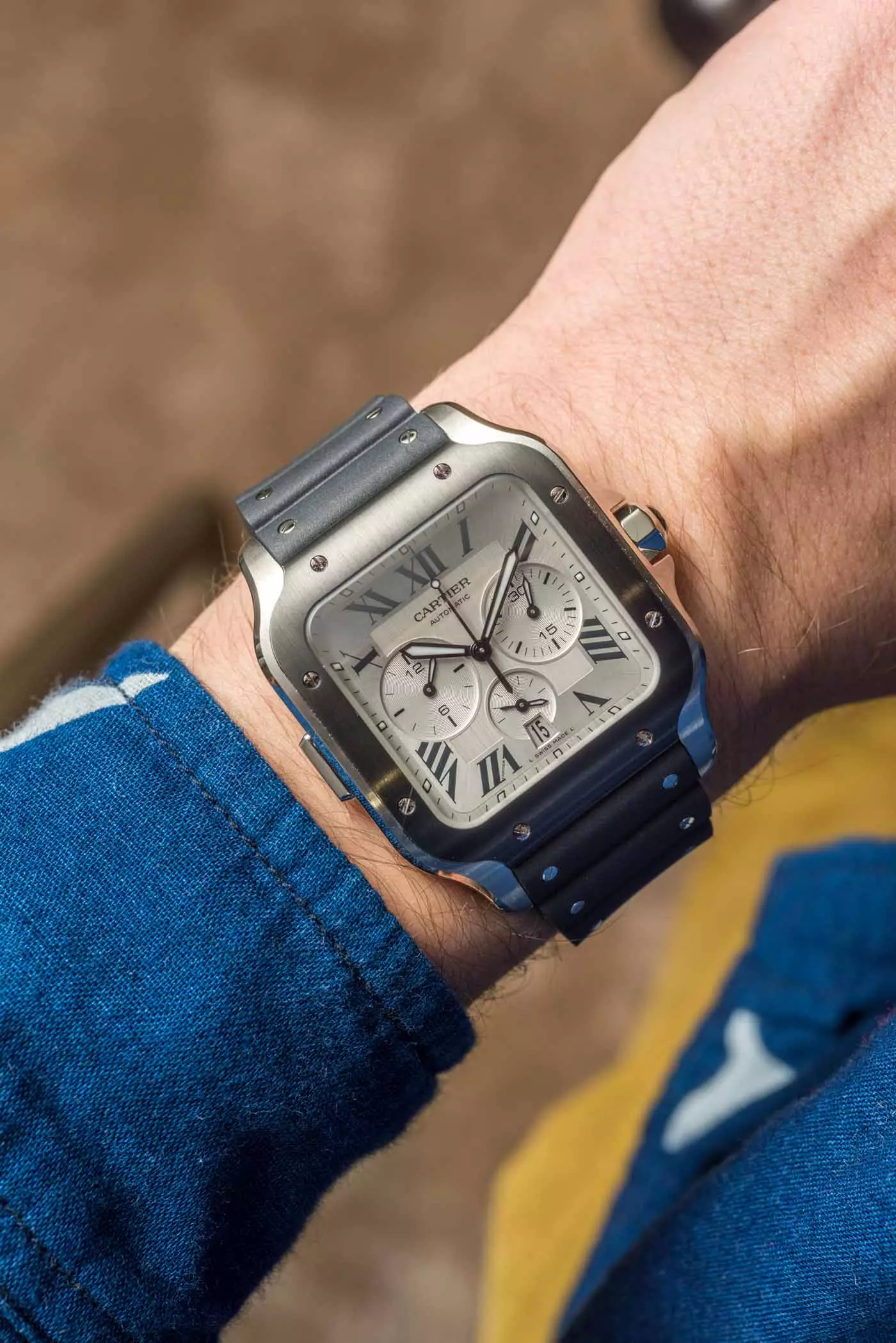 Новий годинник Cartier Santos Chronograph 2019 року 9225_14