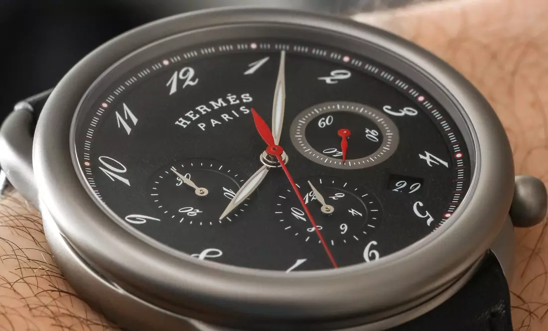 Hermès Arceau Chrono Titane 시계 실습 9245_5