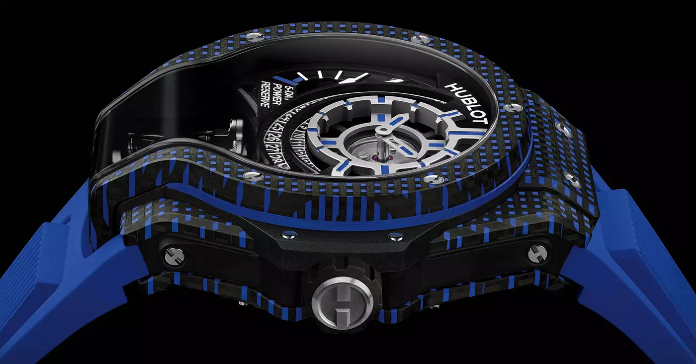 Hublot ເປີດເຜີຍຊຸດໂມງ 3D Carbon ແບບສະຫງວນພະລັງງານ 5 ວັນຂອງ Tourbillon Bi-Axis MP-09 ແບບ Limited Edition 9461_2