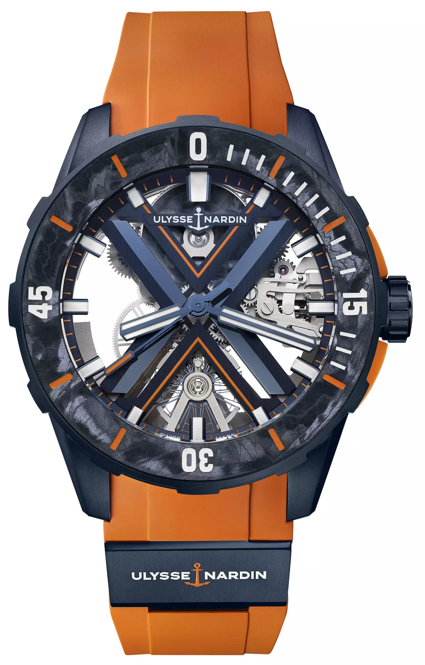 Ulysse Nardin Prezentas Limigitan Eldonan Diver X Skeleton Horloĝon 9526_4