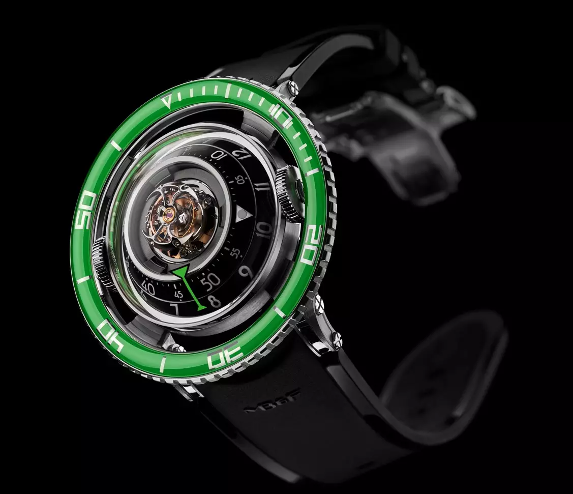 MB&F HM7 Aquapod Titanium Green Watch 9625_1
