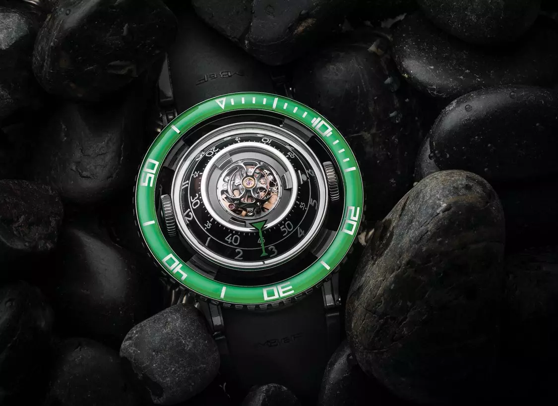 MB&F HM7 Aquapod Titanium Green Watch 9625_3