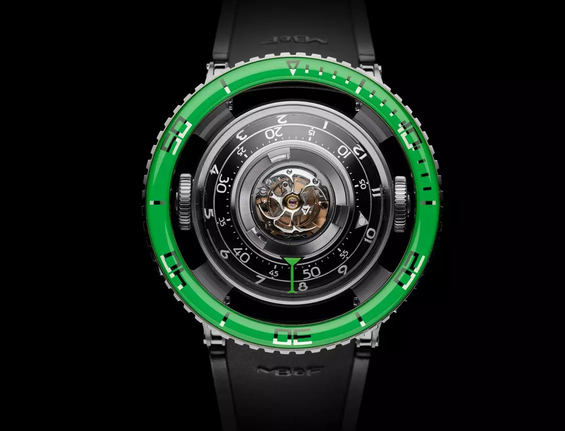MB&F HM7 Aquapod Titanium Green Watch 9625_8