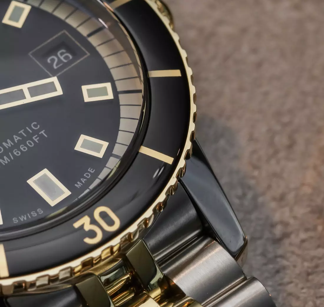 Zodiac Super Sea Wolf компрессиясы екі тонды ZO9271 Watch Hands-On 9758_5