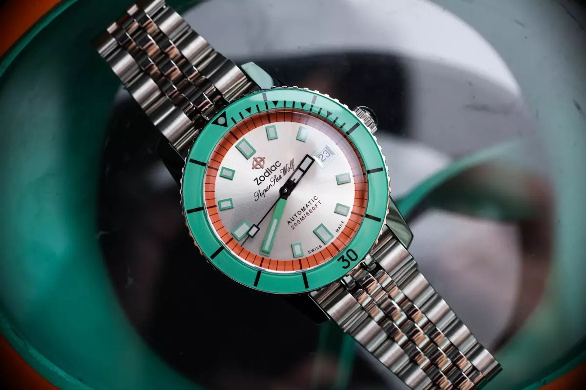 Zodiac Super Sea Wolf Compression ZO9269 'Watermelon Candy' horloge Hands-On 9772_4